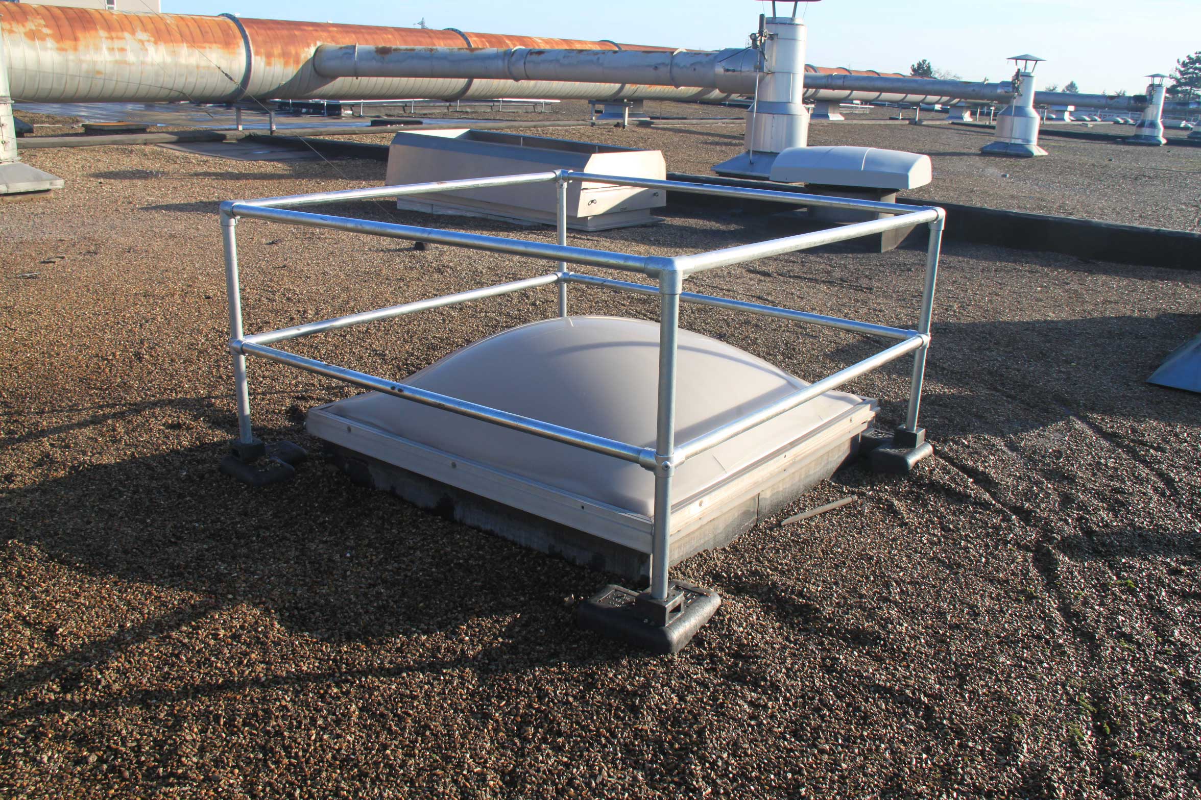 Kee Dome - A free-standing skylight fall protection system
